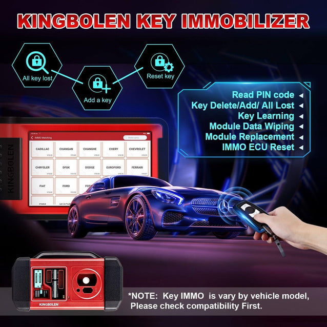 2025 KINGBOLEN K8 IMMO All System Diagnostic Key Programming Tools 24