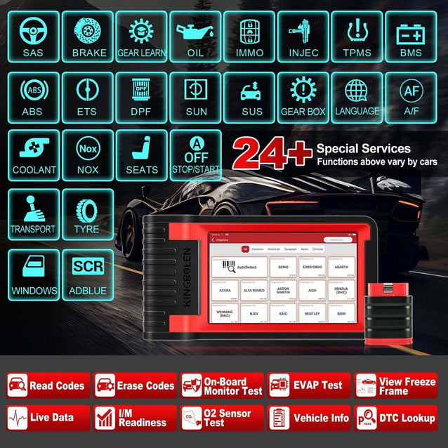 2025 KINGBOLEN K8 IMMO All System Diagnostic Key Programming Tools 24